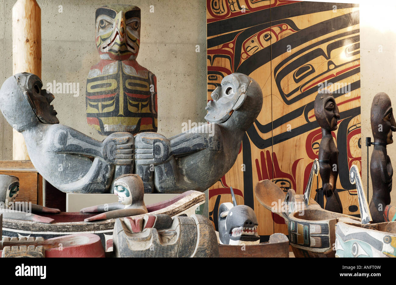 Haida Art gallery at the Museum of Anthropology located on The ...