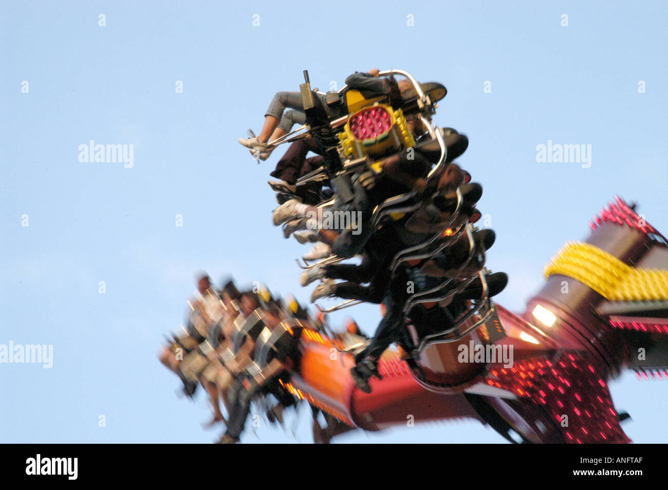 Turning twisting and spinning funfair rides amongst the dreaming spires ...