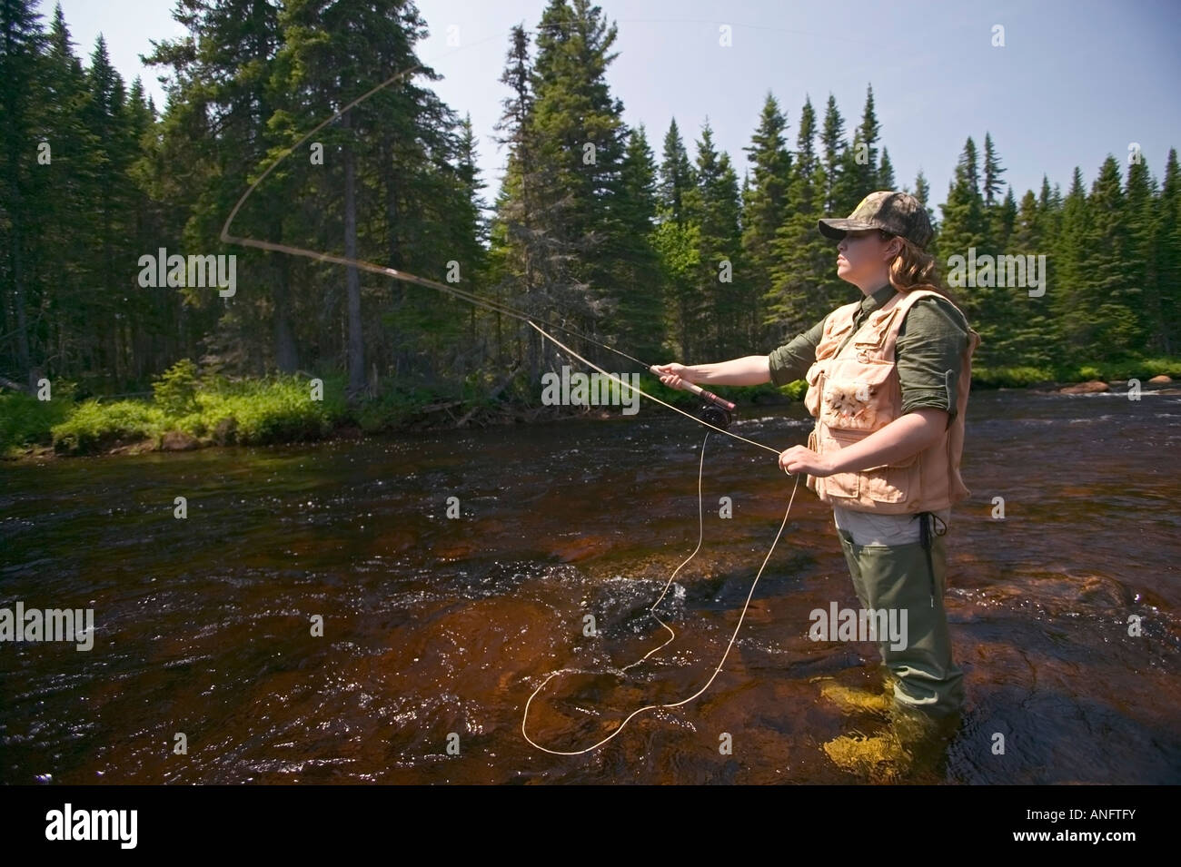 Lady fishing boots hi-res stock photography and images - Alamy