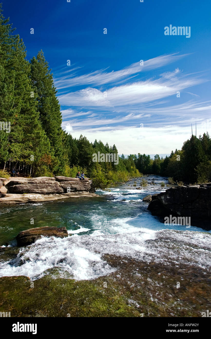 Nymph Falls on the Puntledge river, Courtenay, Vancouver Island ...