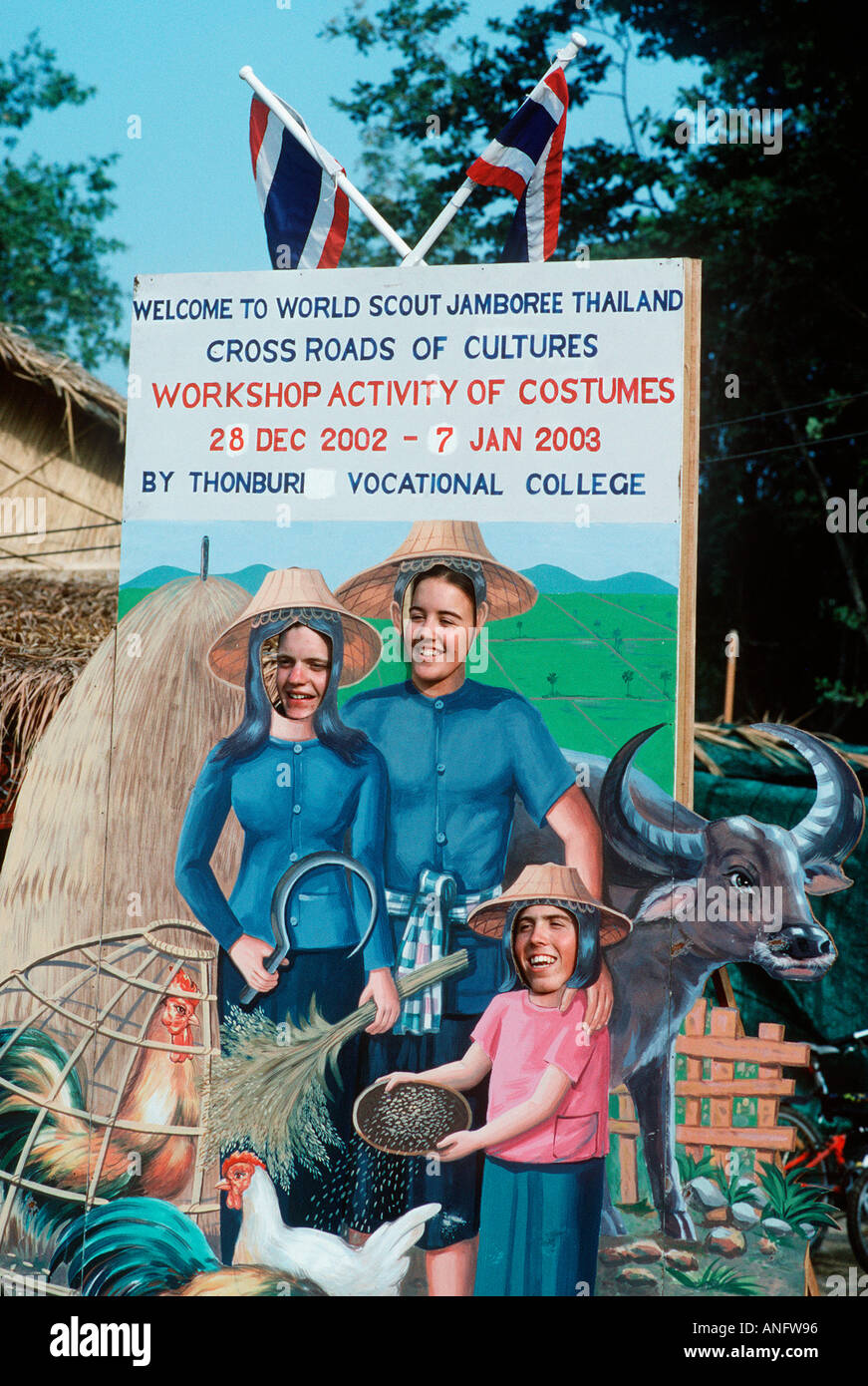 Scouts from around the world at the 20th World Scout Jamboree Thailand ...