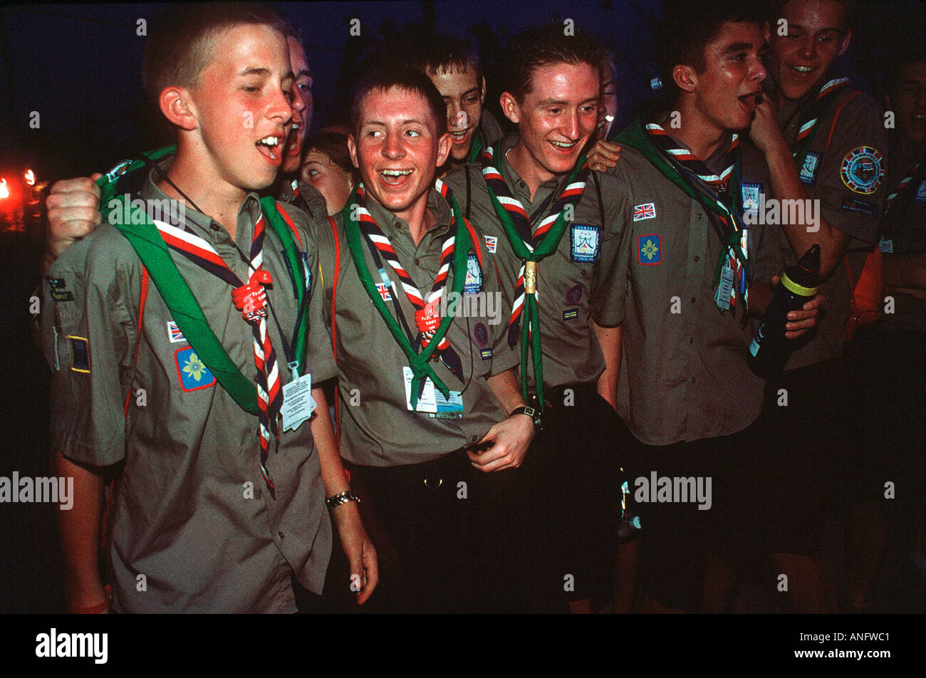 Scout from around the world during the opening ceromony at the 20th ...