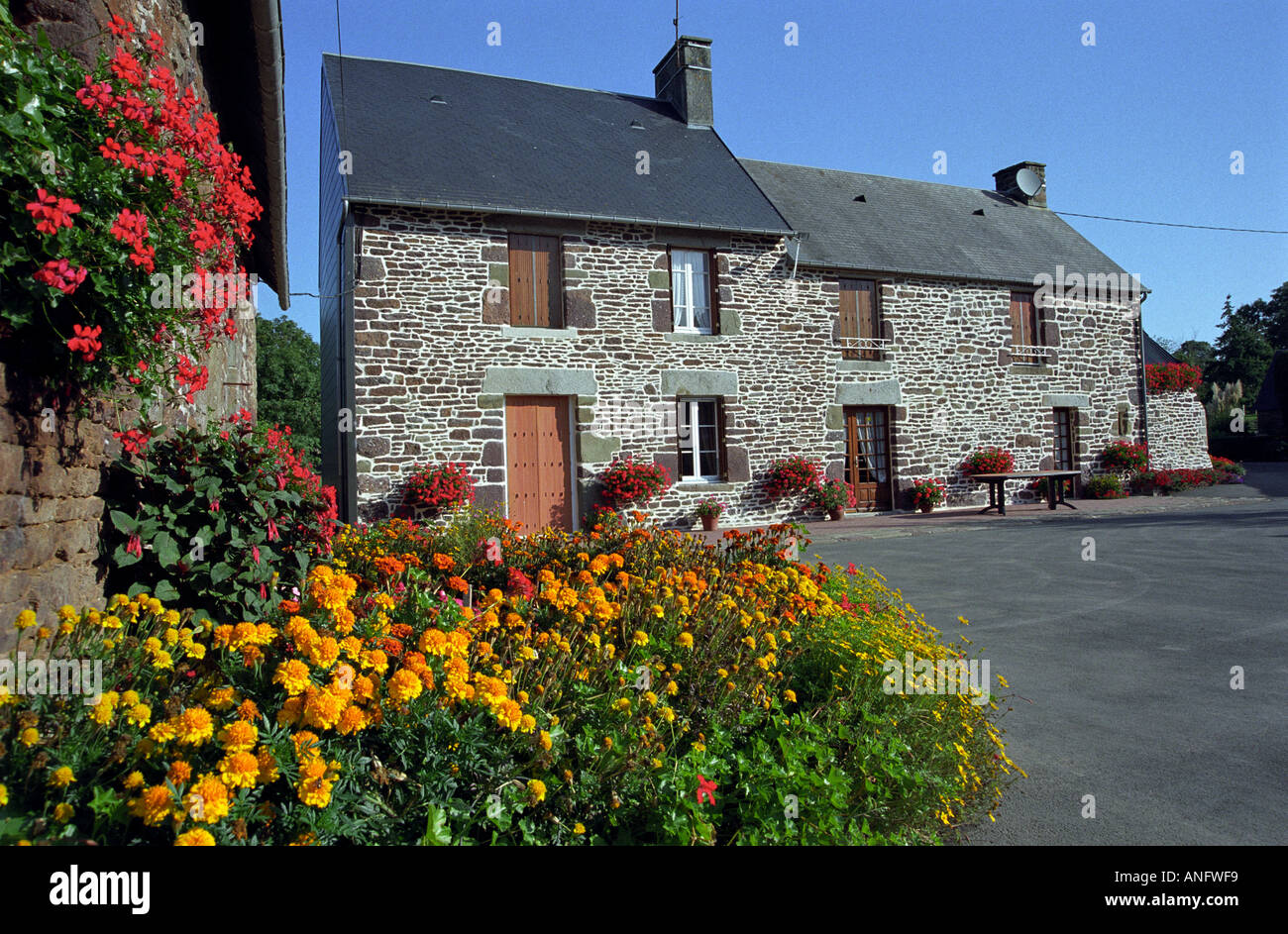 Normandy farmhouse village hi-res stock photography and images - Alamy