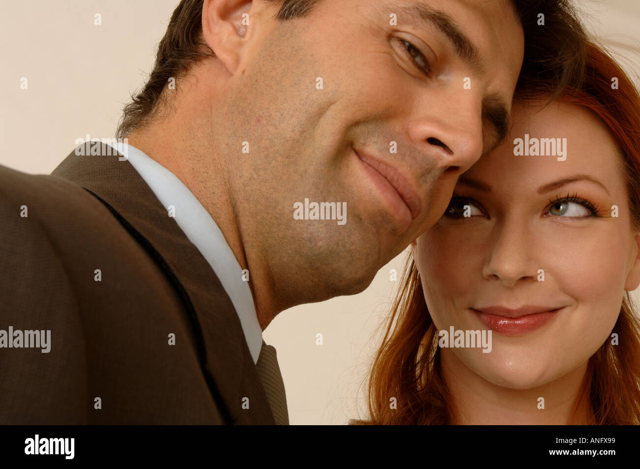 Two smile extreme close up hi-res stock photography and images - Alamy