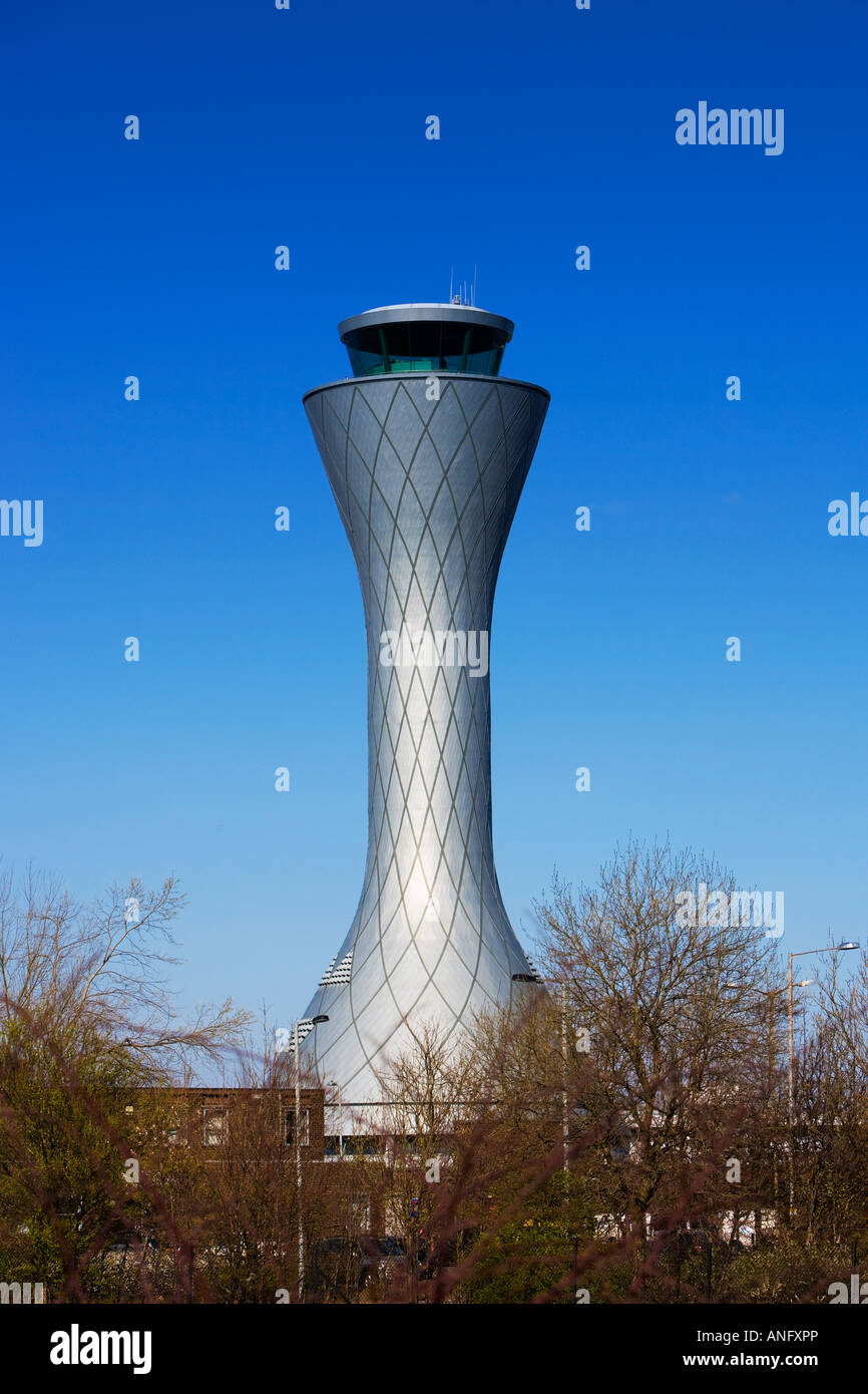 Edinburgh Air Traffic Control Tower Stock Photo - Alamy