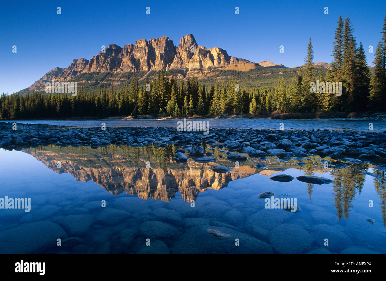 Castle Mountains, Banff national Park, Alberta, Canada Stock Photo - Alamy