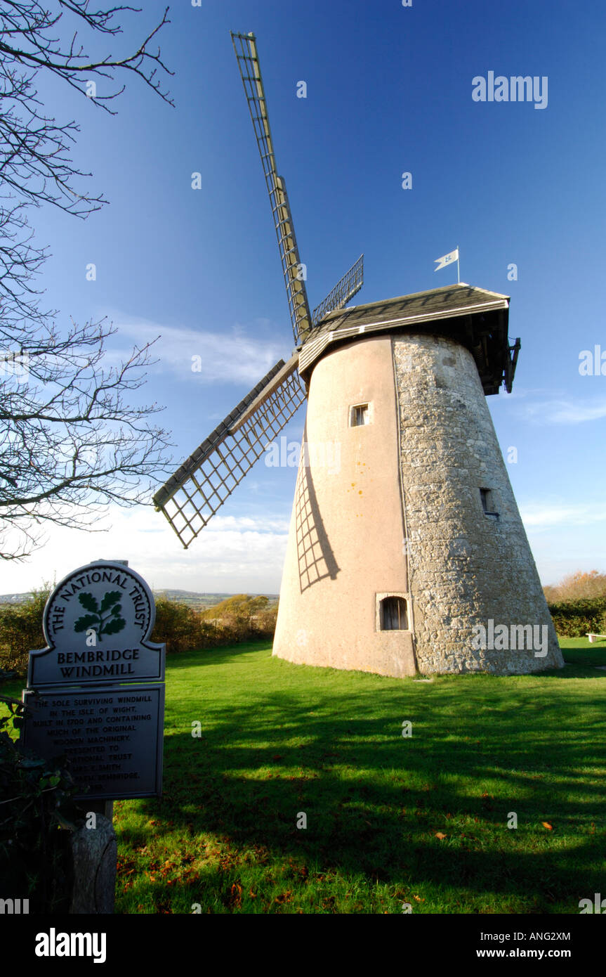bembridge windmill on the isle of wight national trust tourist ...