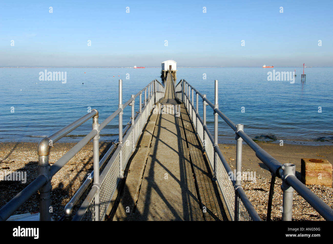 bembridge harbour and lifeboat station on the isle of wight with ...