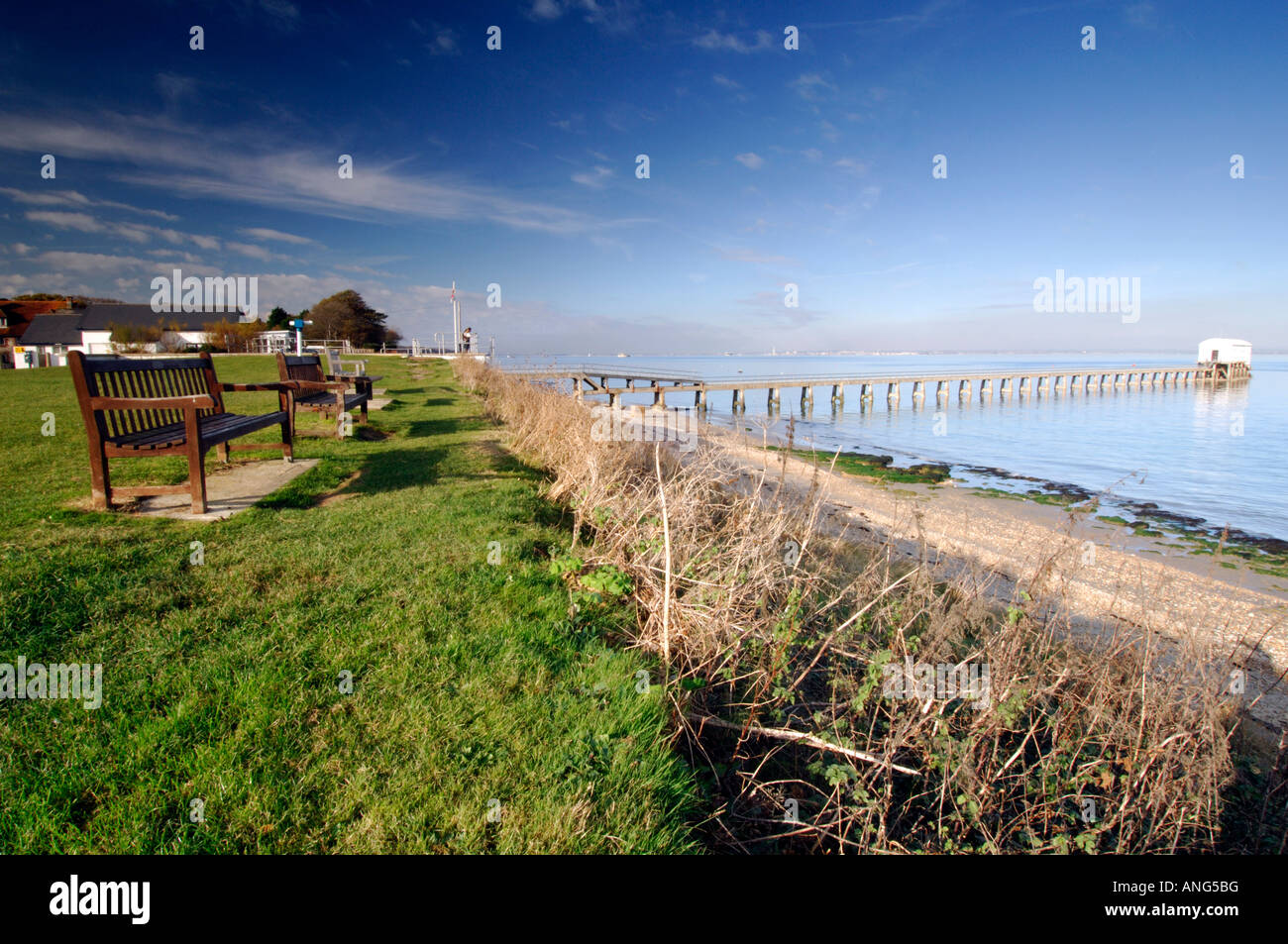 bembridge harbour and lifeboat station on the isle of wight with ...