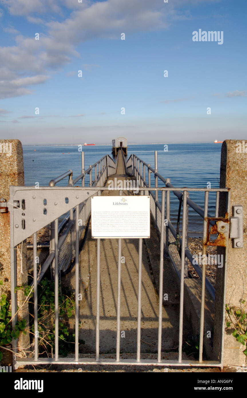 bembridge harbour and lifeboat station on the isle of wight with ...