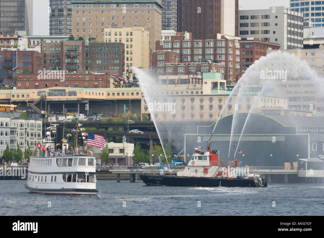 Tugboat races; historic steamboat Virginia V; fireboat Chief Sealth ...