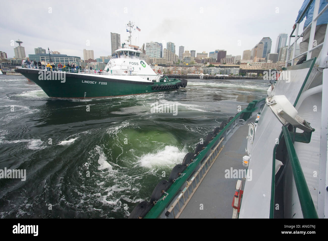 Tugboat races; Seattle Maritime Festival Stock Photo - Alamy