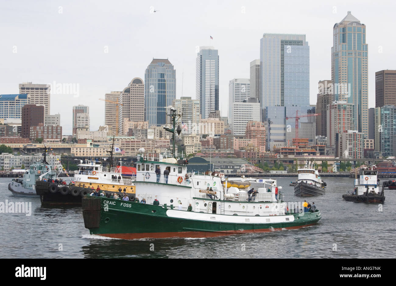 Tugboat races; Seattle Maritime Festival Stock Photo - Alamy