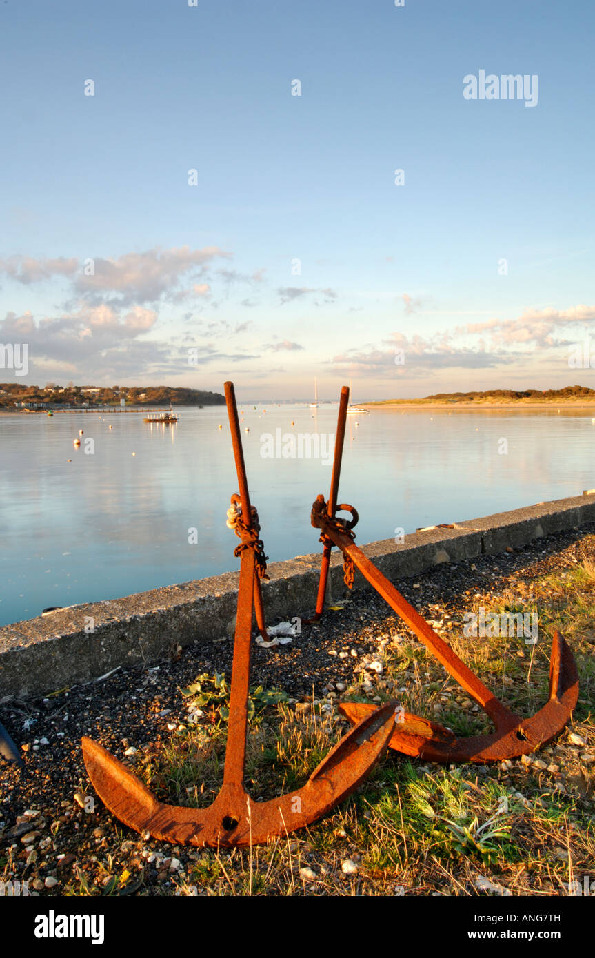 bembridge harbour and lifeboat station on the isle of wight with ...