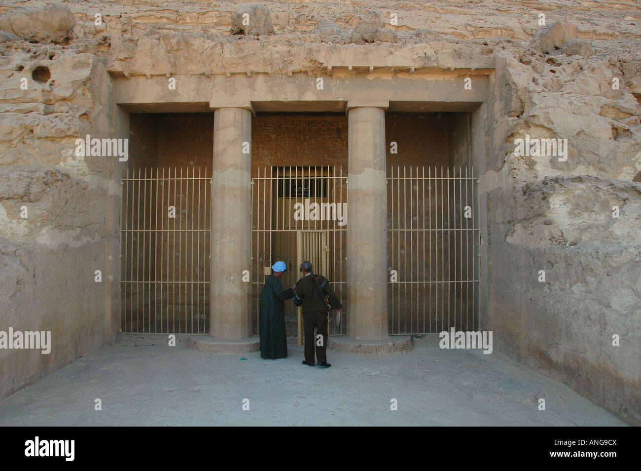 Entrance to Saqet III tombs at Beni Hassan or Bani Hasan Ancient ...