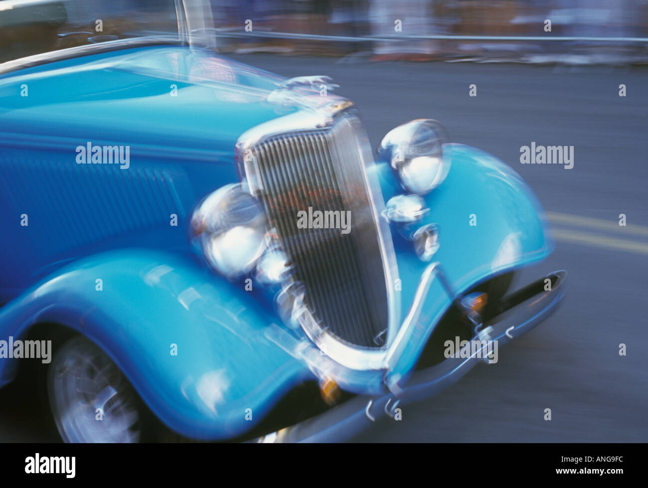 Blue Street Rod at Hot August Nights Celebration in Reno Nevada Stock ...
