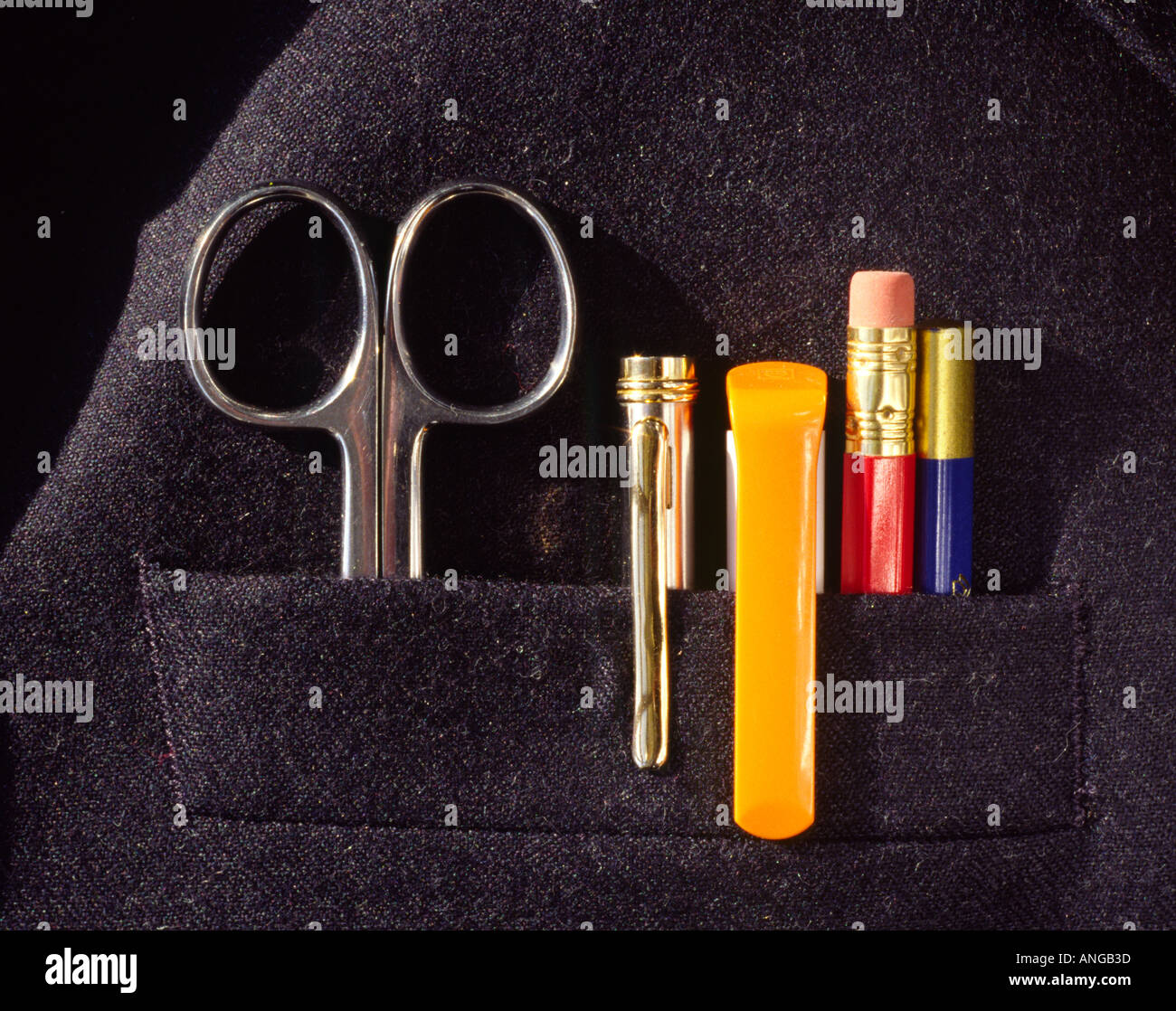 Pens in pocket hi-res stock photography and images - Alamy