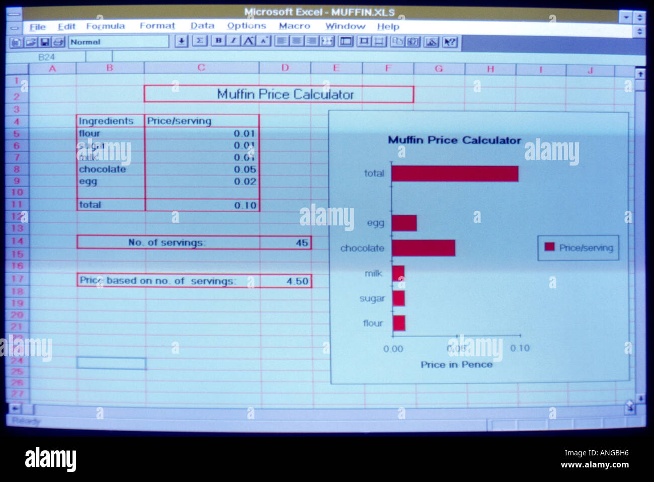 Computer screen spreadsheet hi-res stock photography and images - Alamy