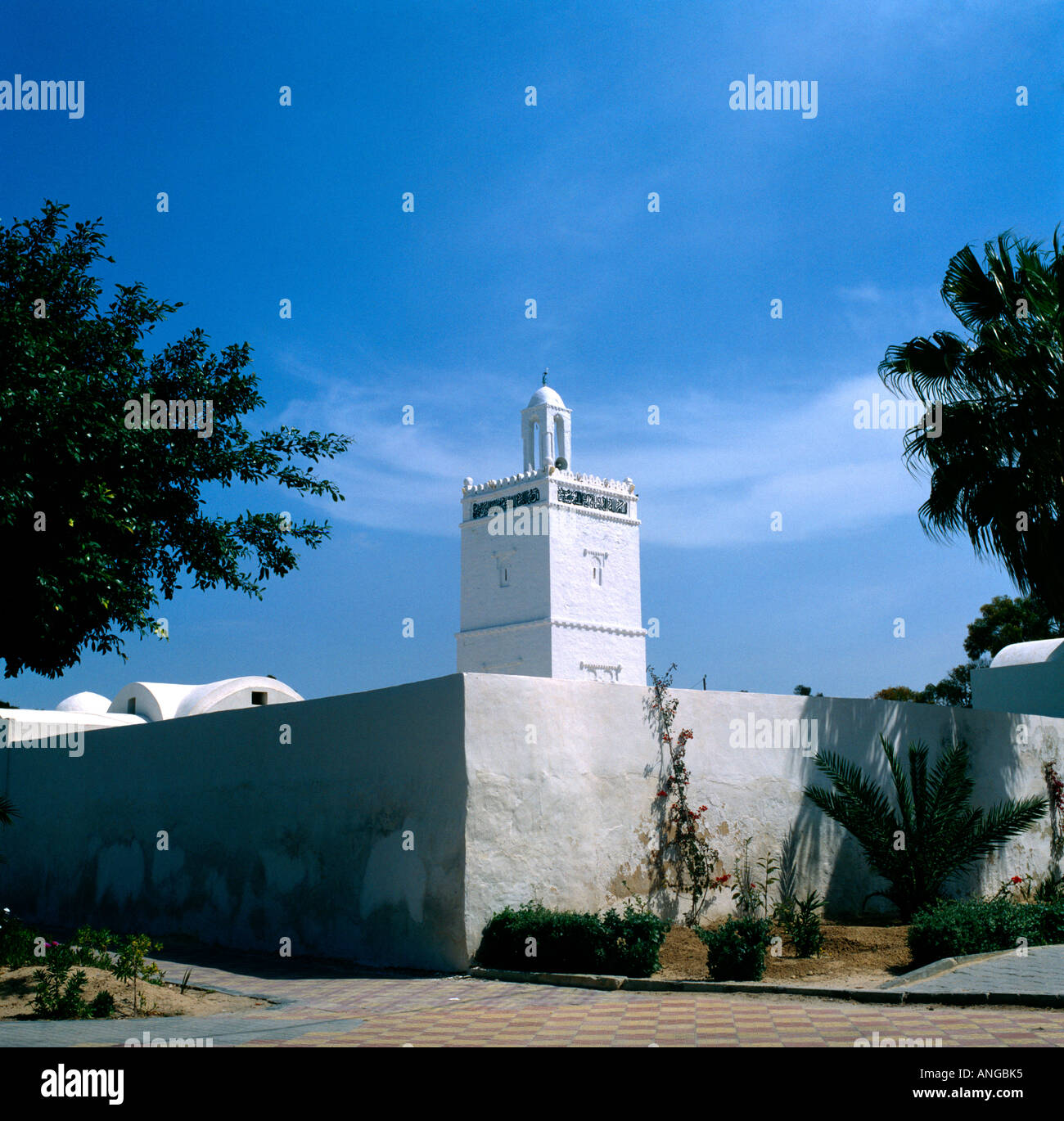 Djerba Tunisia Houmt Souk Mosque Stock Photo - Alamy