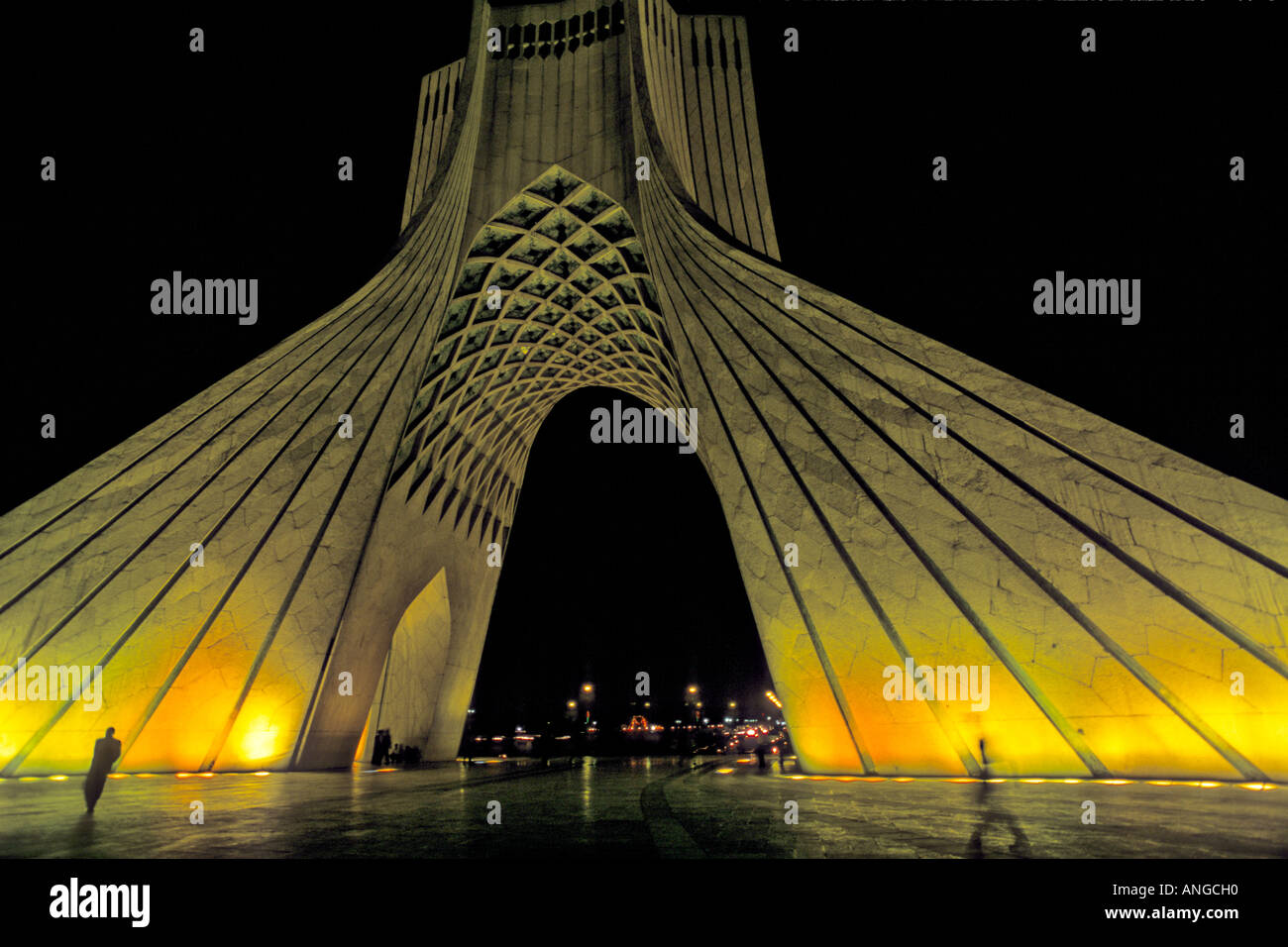 Iran Tehran Azadi Monument Stock Photo - Alamy