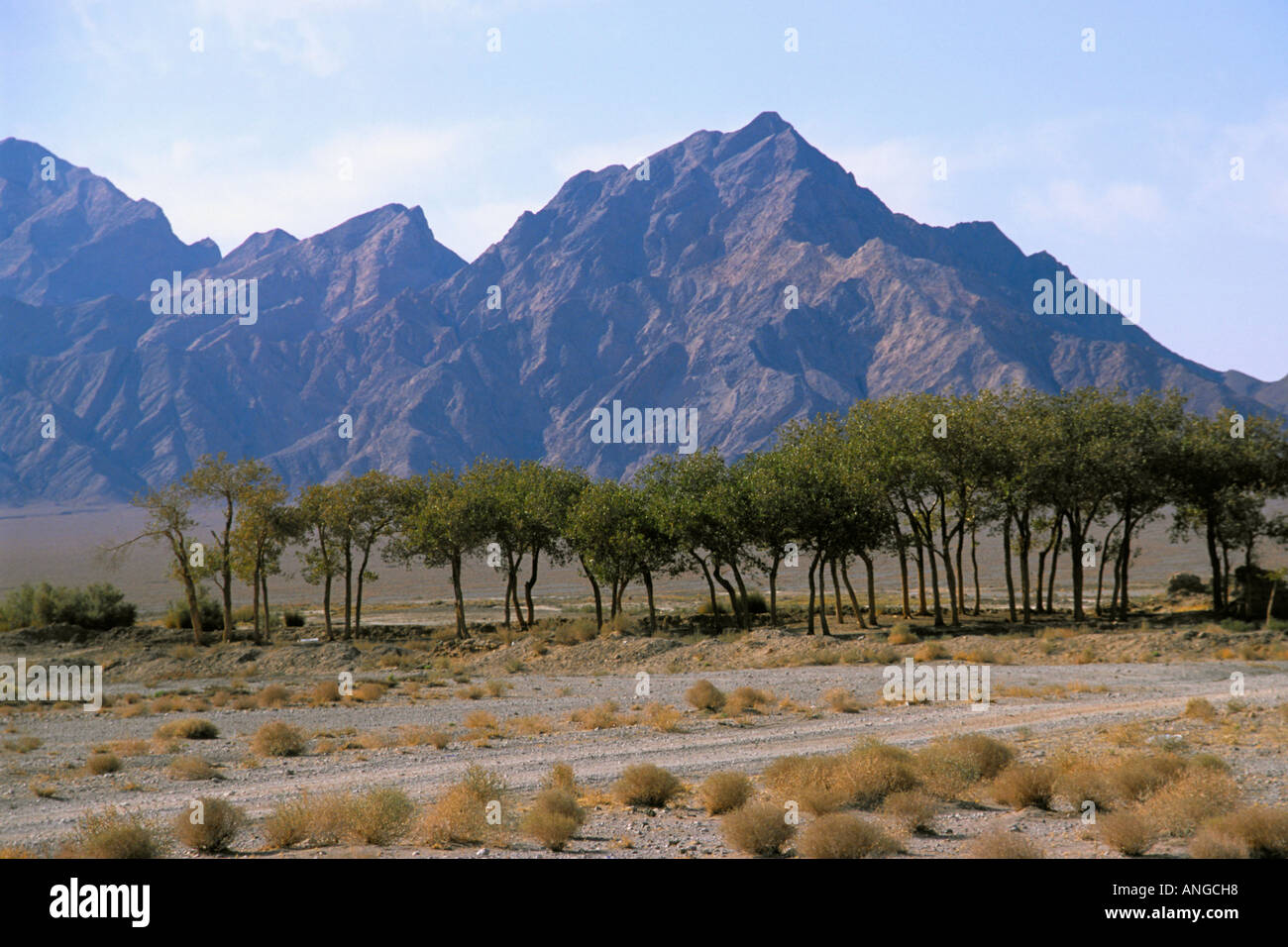 Iran Yazd Province desert landscape scenery Stock Photo - Alamy
