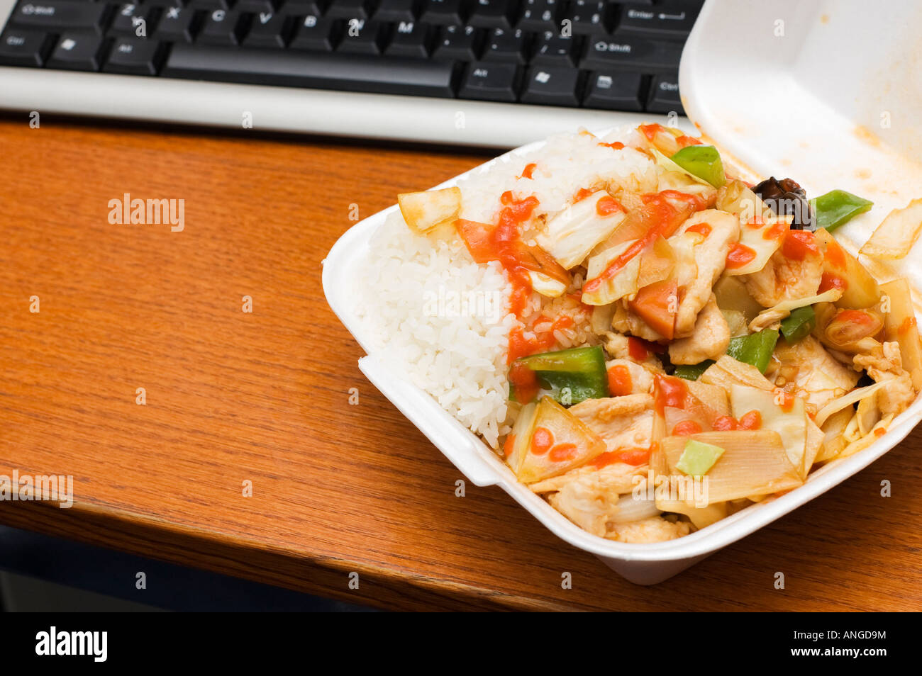 Food takeaway computer asian hi-res stock photography and images - Alamy