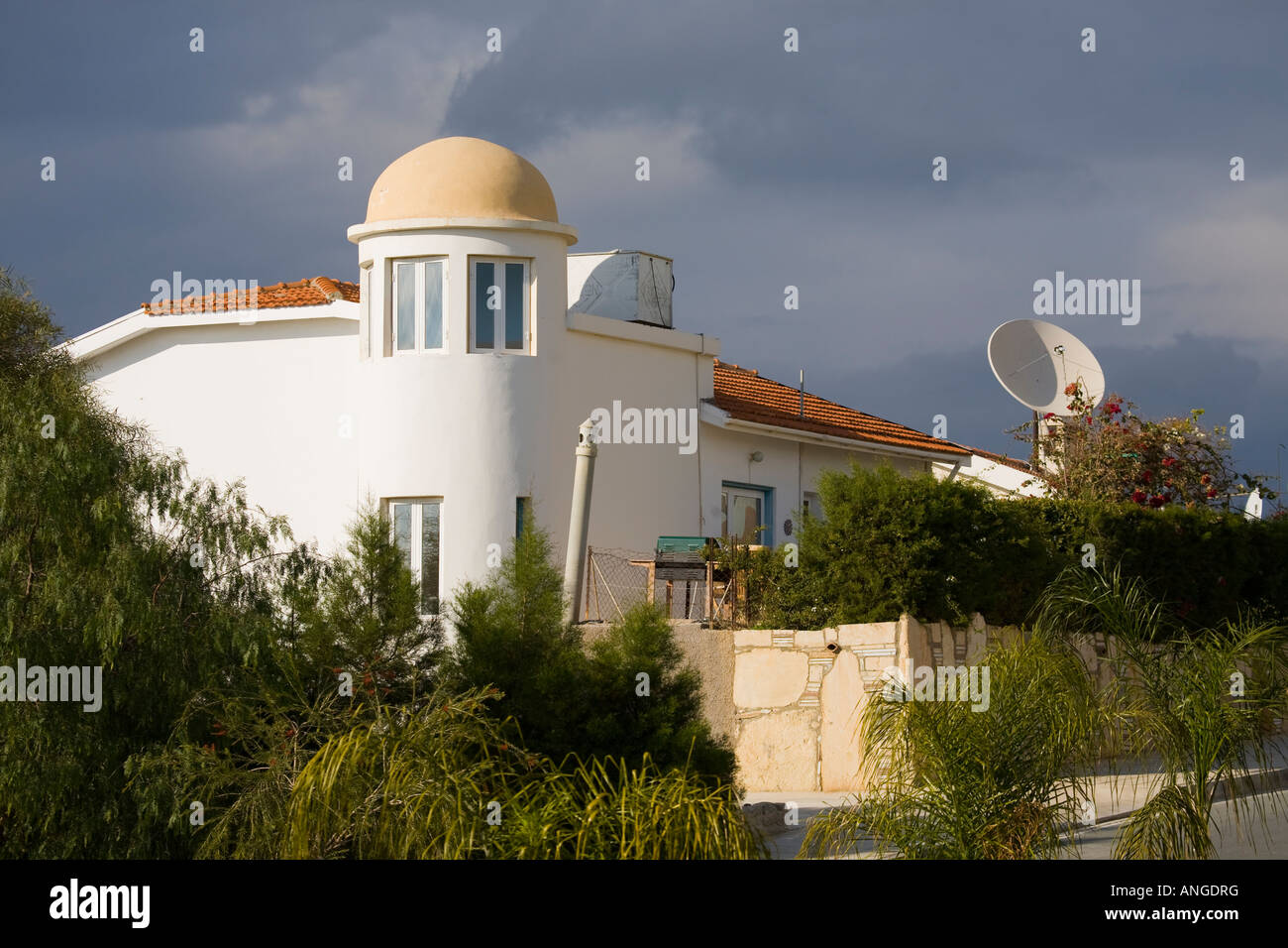 Cypriot House Chlorakas Cyprus Stock Photo - Alamy
