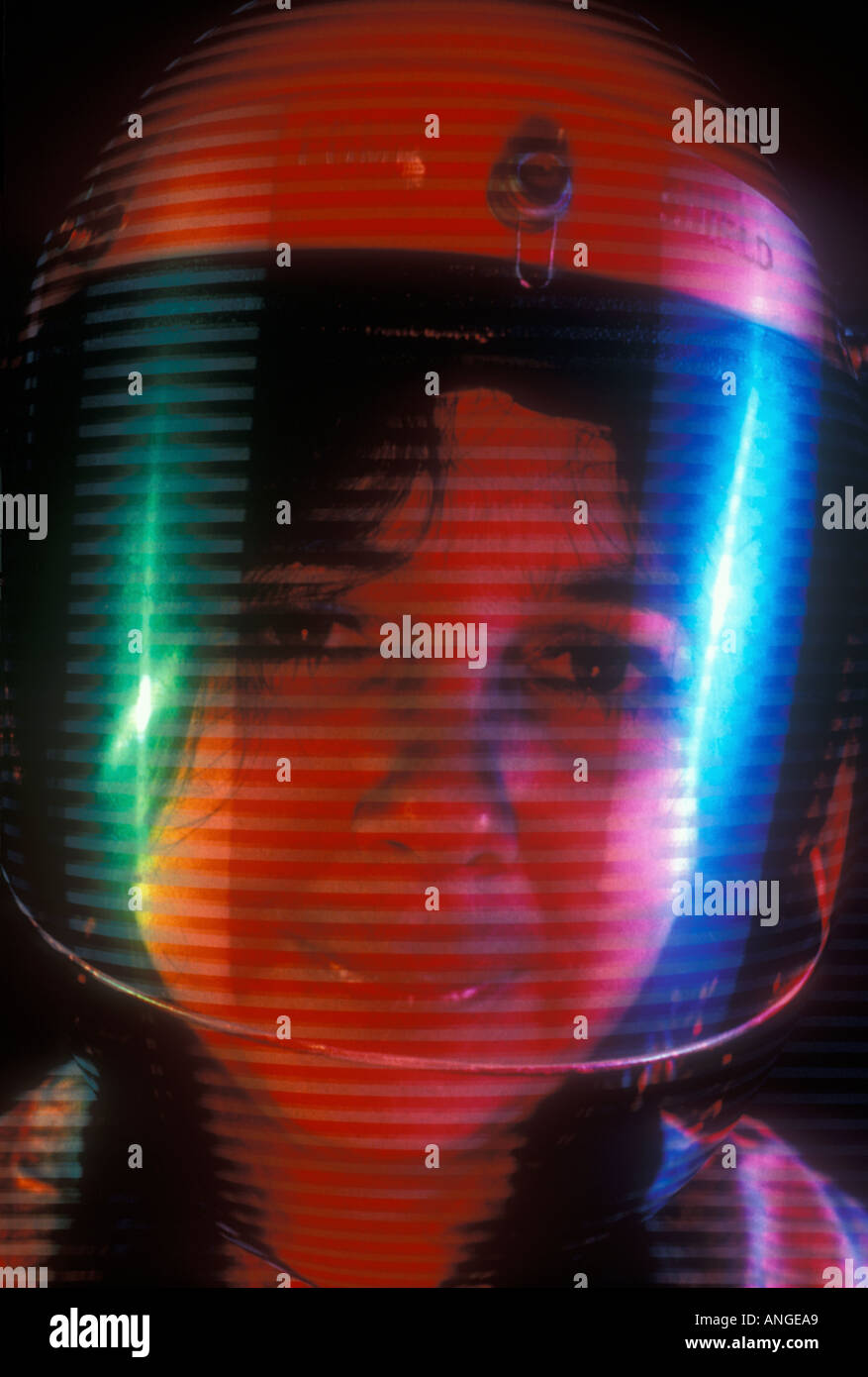 Motorcycle helmet inside hi-res stock photography and images - Alamy