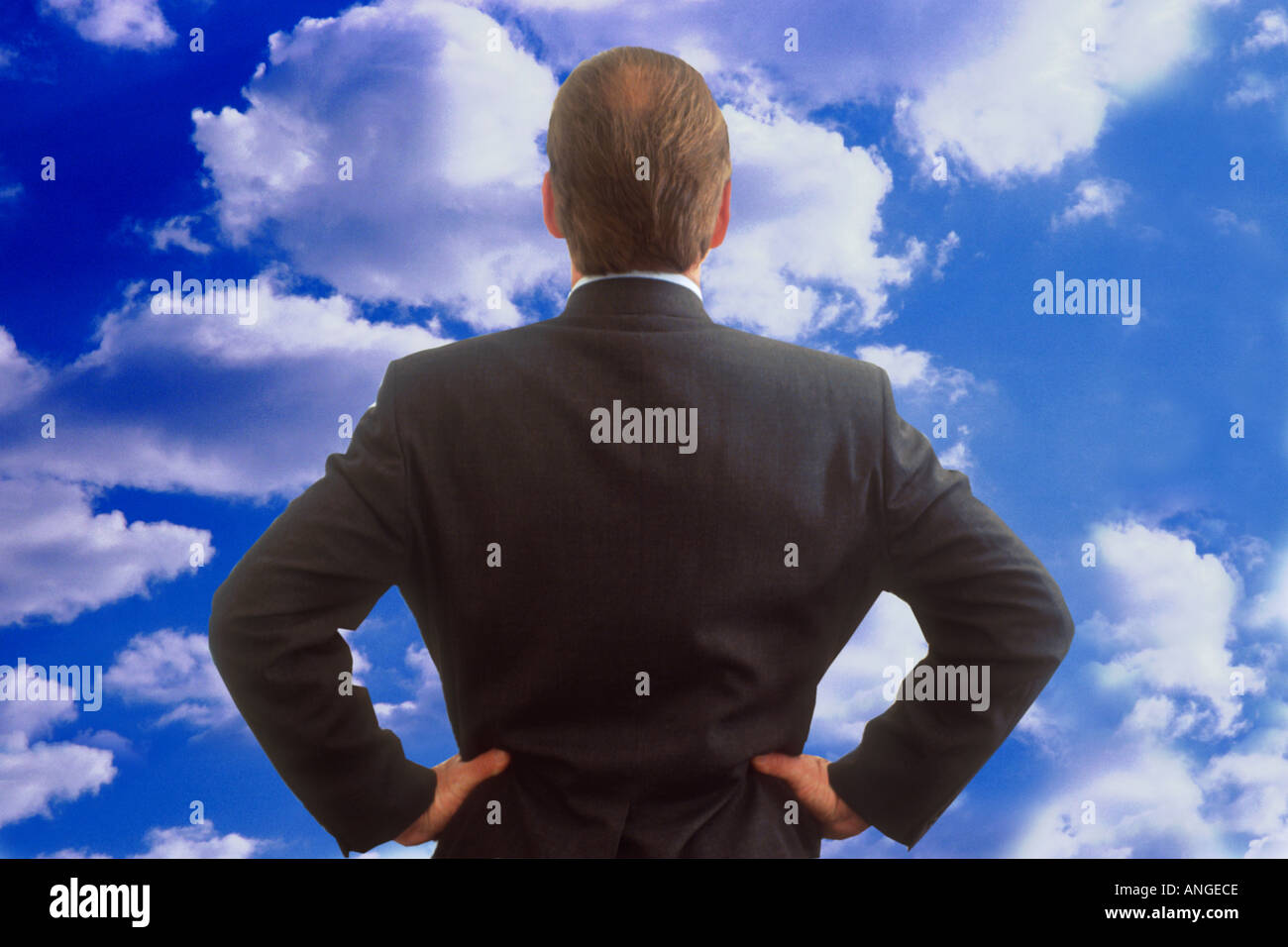 Thinking about the Future Stock Photo - Alamy