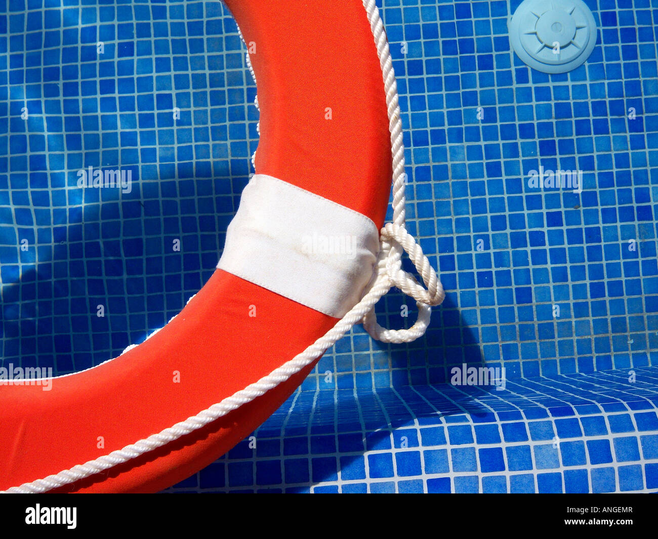 life aid floating in pool, Photo by Willy Matheisl Stock Photo - Alamy
