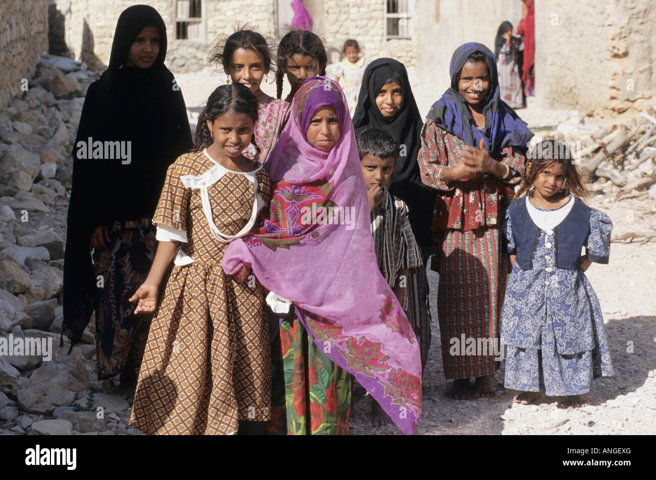 Girls Socotra Island Yemen Stock Photo - Alamy