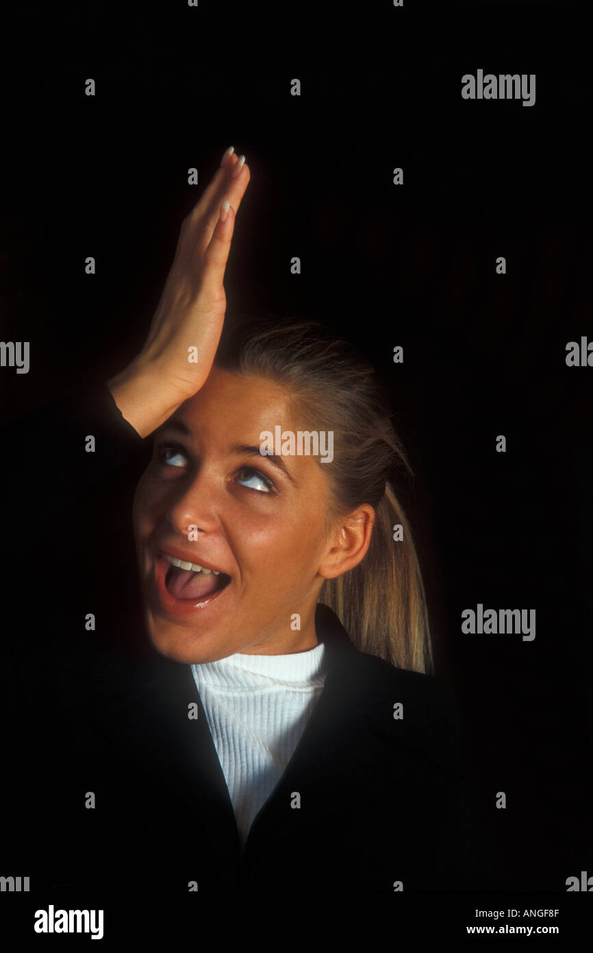 Hand on Head Stock Photo - Alamy