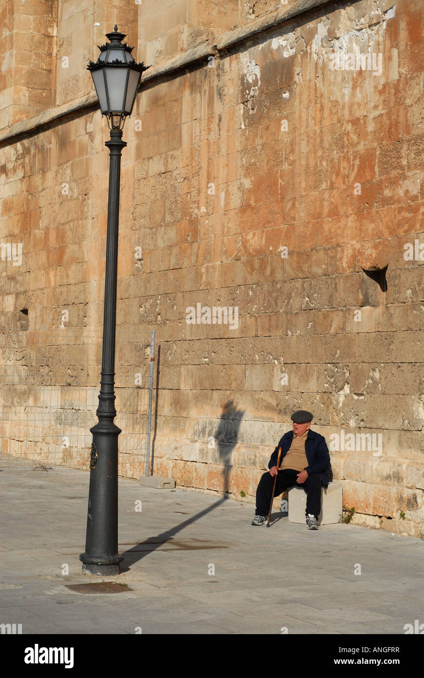 a sunny corner of palma city spain Stock Photo - Alamy