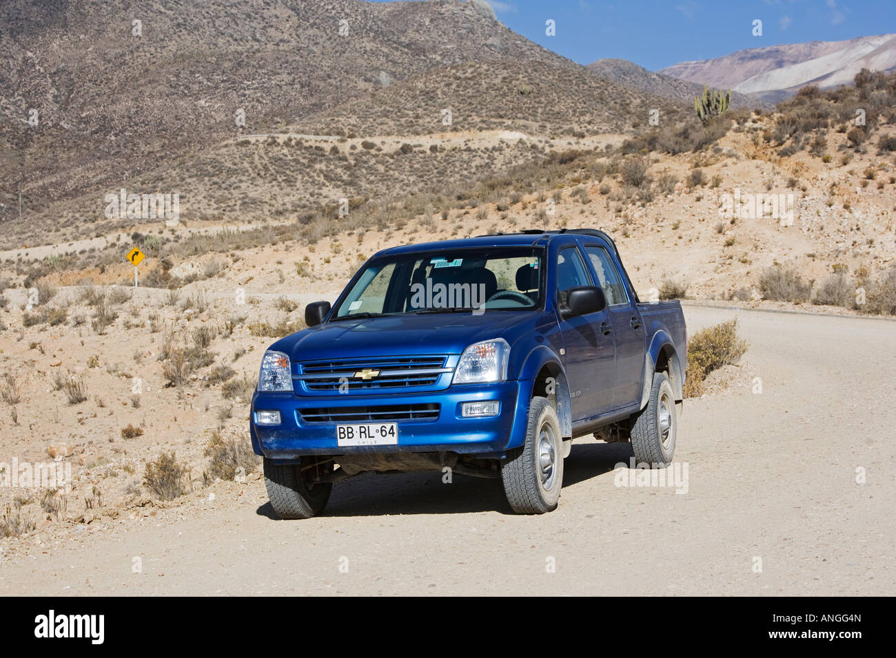 Chevrolet pick up Atacama Desert Chile Stock Photo - Alamy