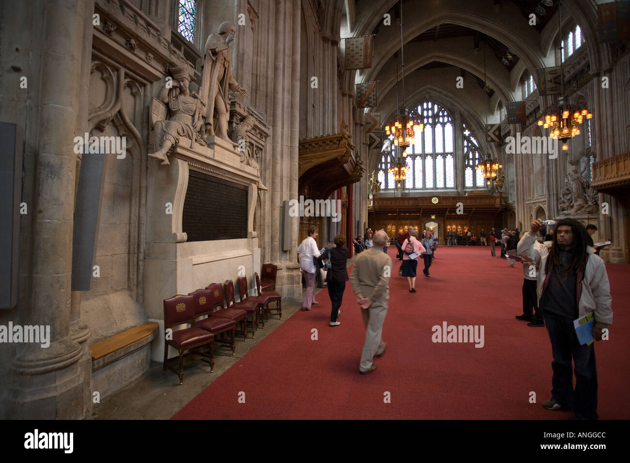 Interior of the Great Hall, Guildhall Stock Photo - Alamy
