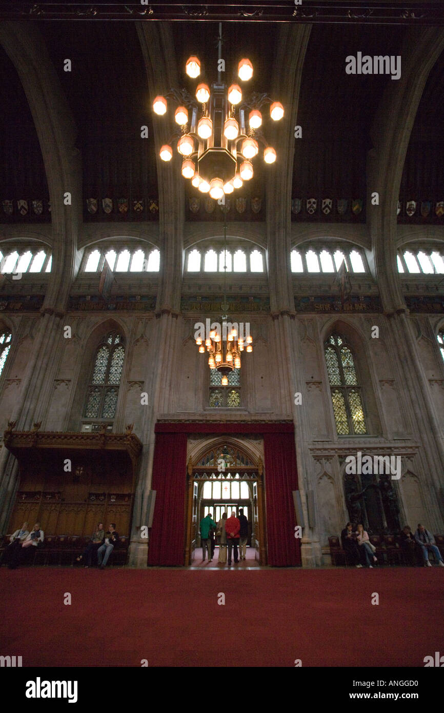 Interior of the Great Hall, Guildhall Stock Photo - Alamy
