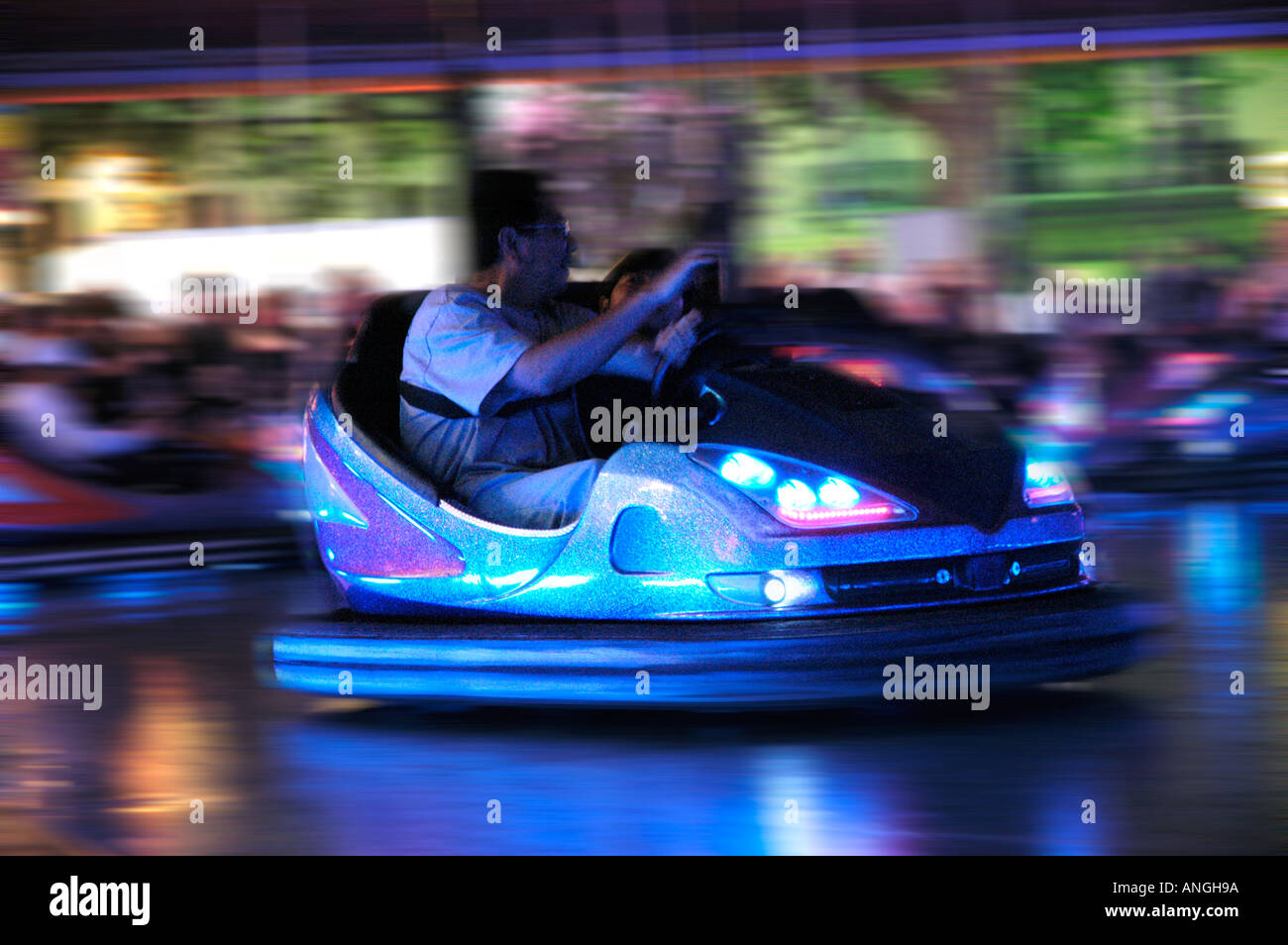 Dodgems in motion blur hi-res stock photography and images - Alamy