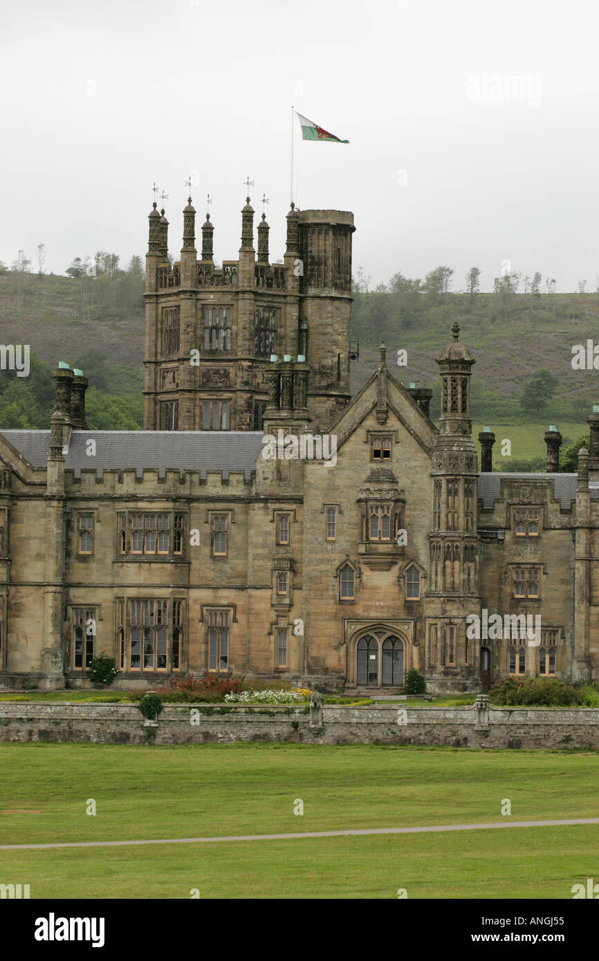 MARGAM CASTLE AT MARGAM PARK, PORT TALBOT, WEST GLAMORGAN, SOUTH WALES ...