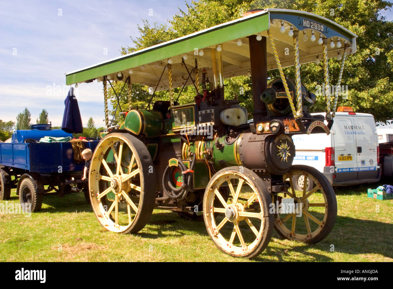 Little Jim II Tasker Showmans Tractor Stock Photo - Alamy