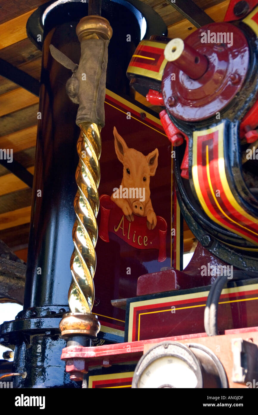 Prince of Wales Fowler Showmans Road Loco Stock Photo - Alamy