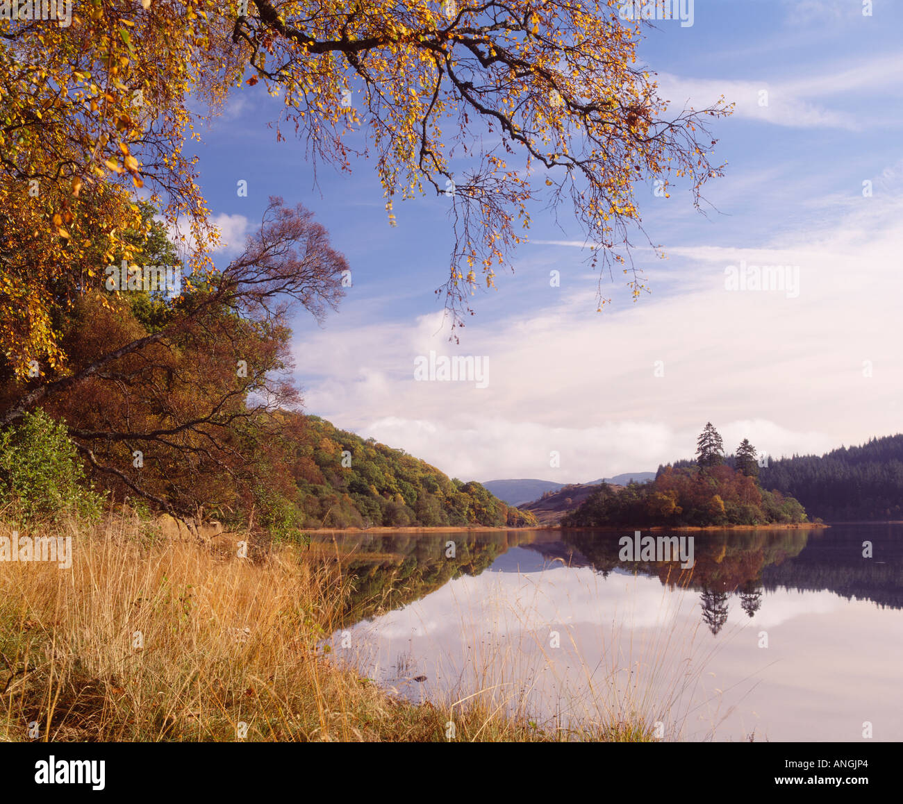 Loch Achray the Trossachs, Stirling, Scotland, UK Stock Photo - Alamy