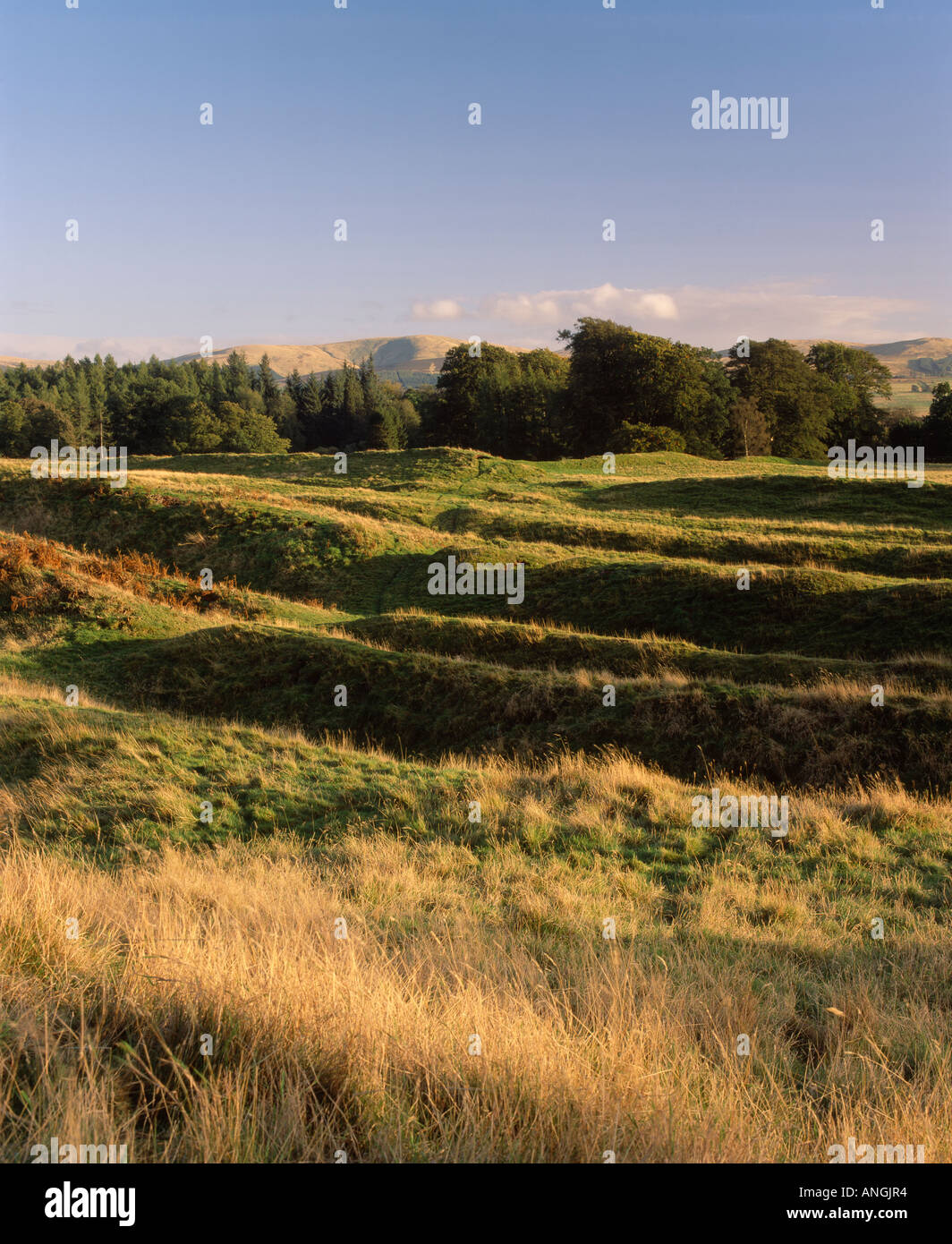 Braco camp archaeology ditch hi-res stock photography and images - Alamy