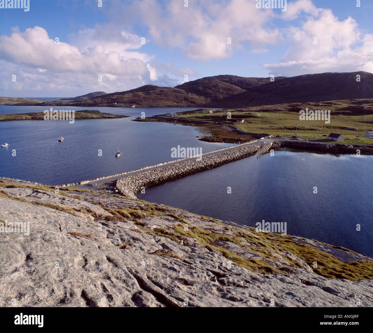 Causeway Island Road Sea Vatersay High Resolution Stock Photography and ...