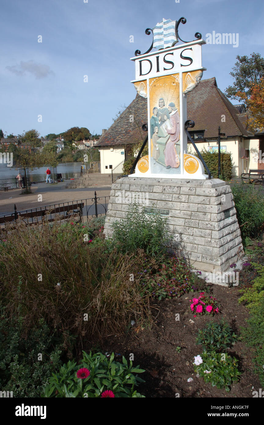 Diss in South Norfolk, UK Stock Photo - Alamy