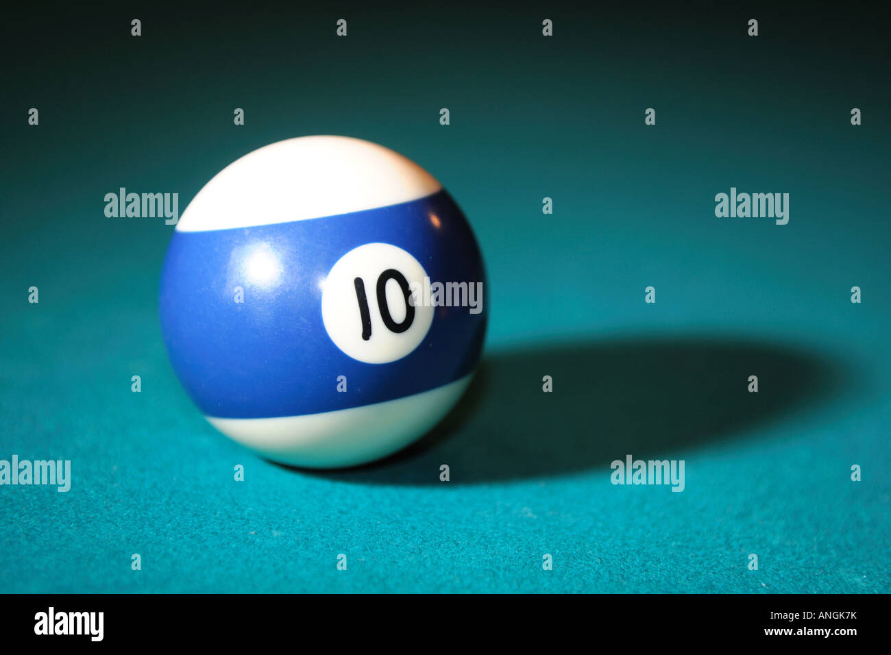 blue stripe ten ball Stock Photo - Alamy