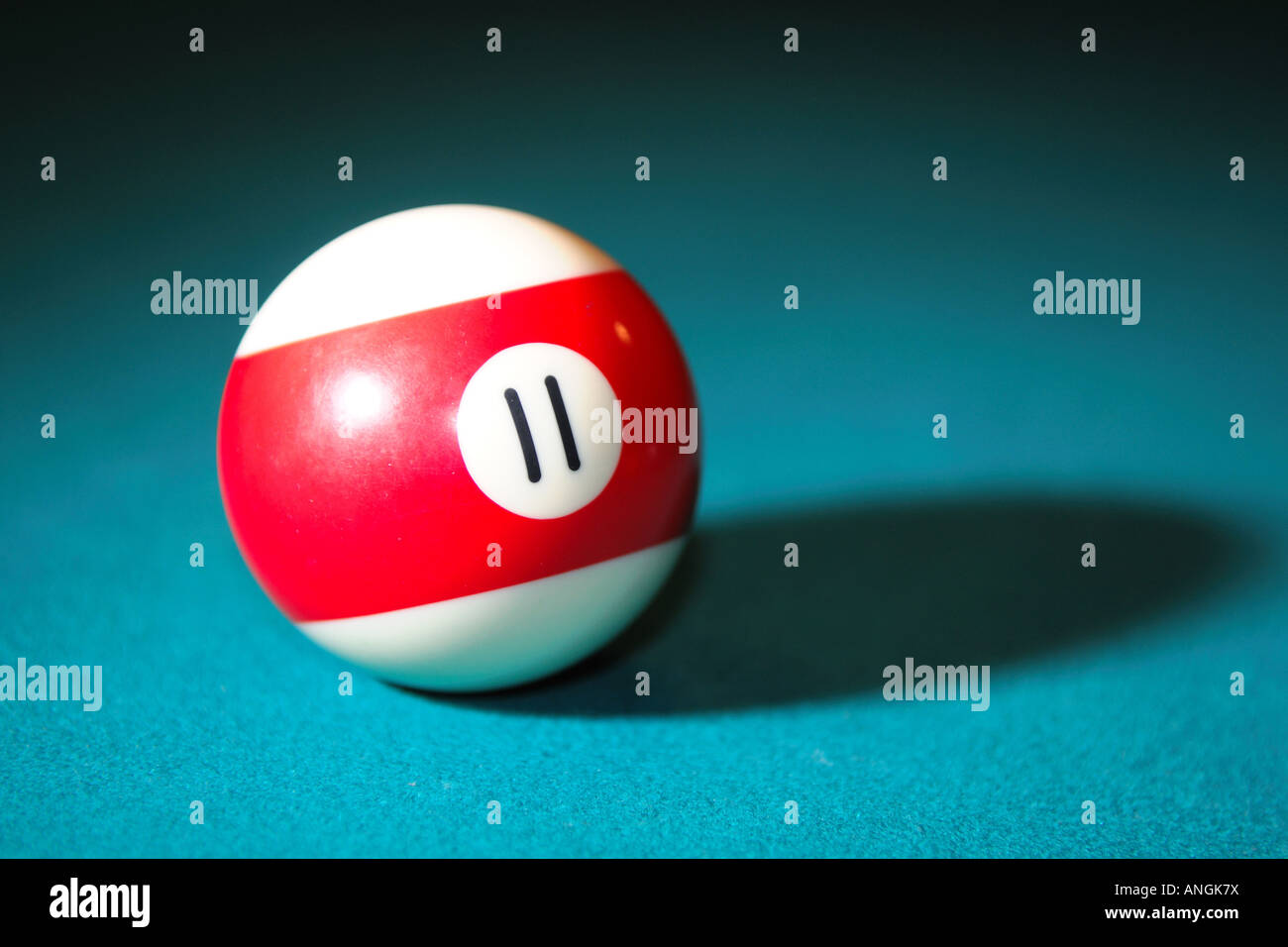 red stripe eleven ball Stock Photo - Alamy