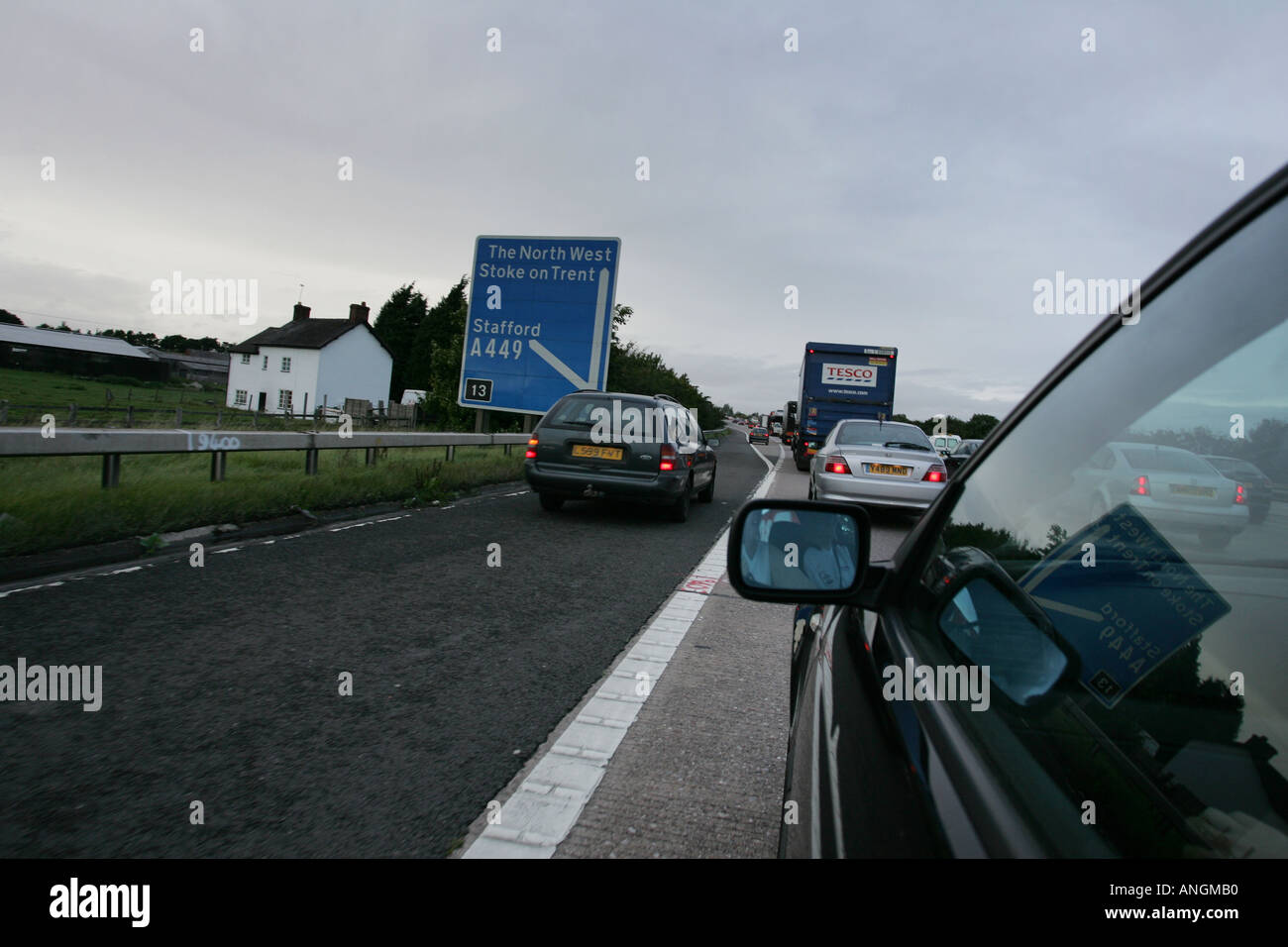 Overtake and hard shoulder hi-res stock photography and images - Alamy