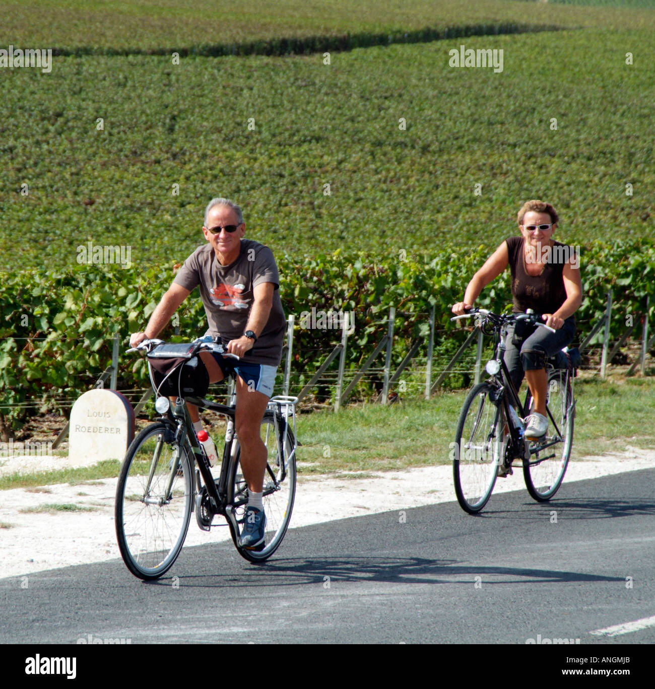 Cycling through champagne region hi-res stock photography and images ...