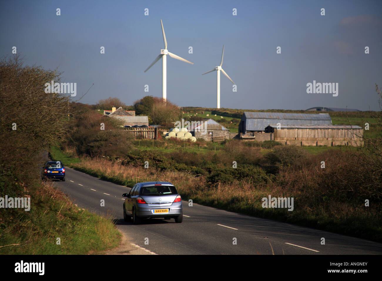 Delabole turbines hi-res stock photography and images - Alamy