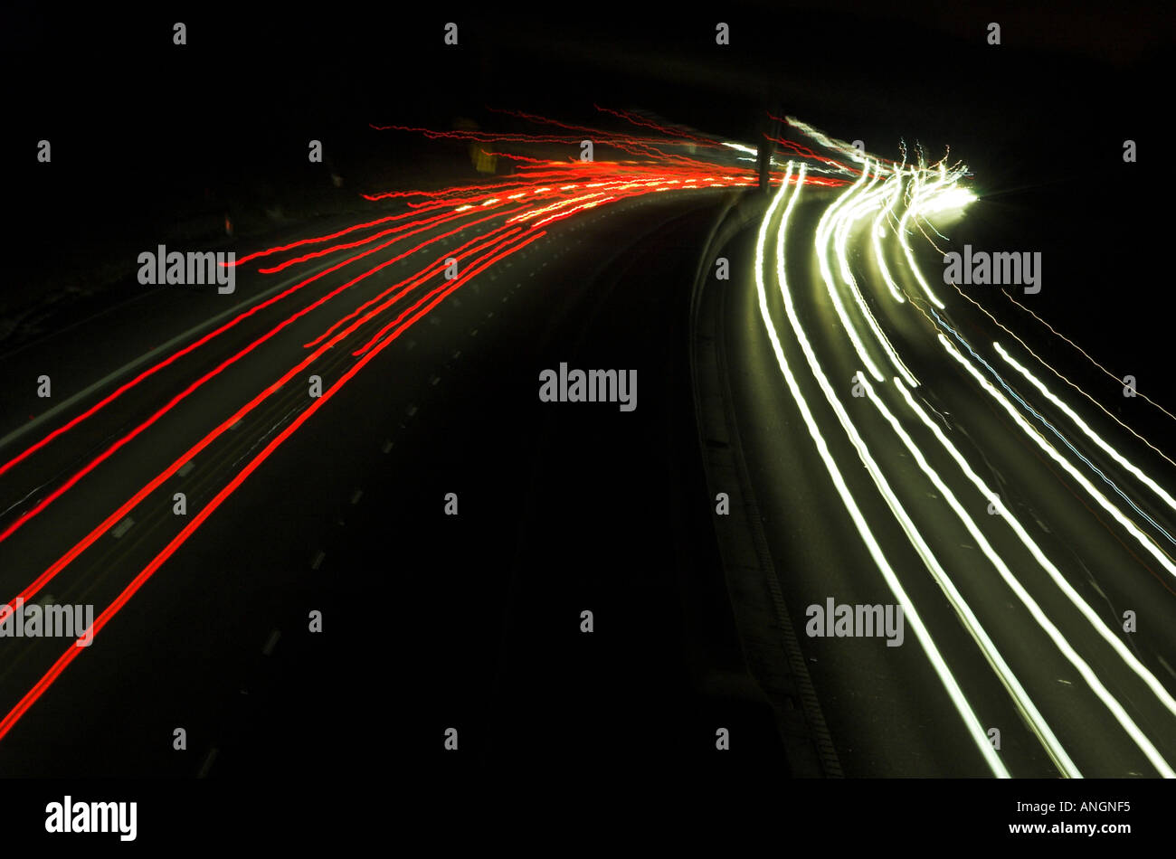Cars leaving light trails hi-res stock photography and images - Alamy